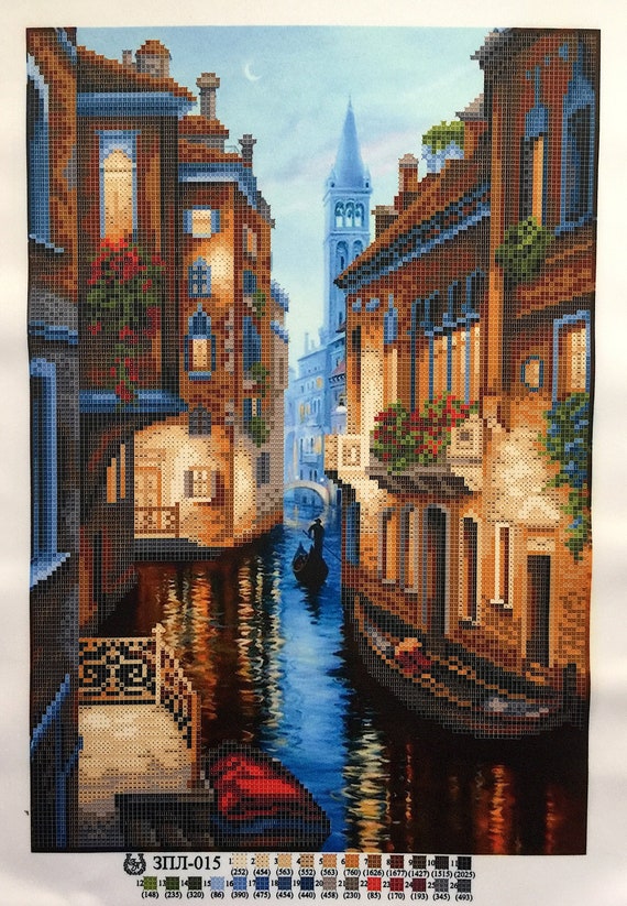 Venice Bead Embroidery Kit. DIY Beadwork Kit. Hand - Etsy