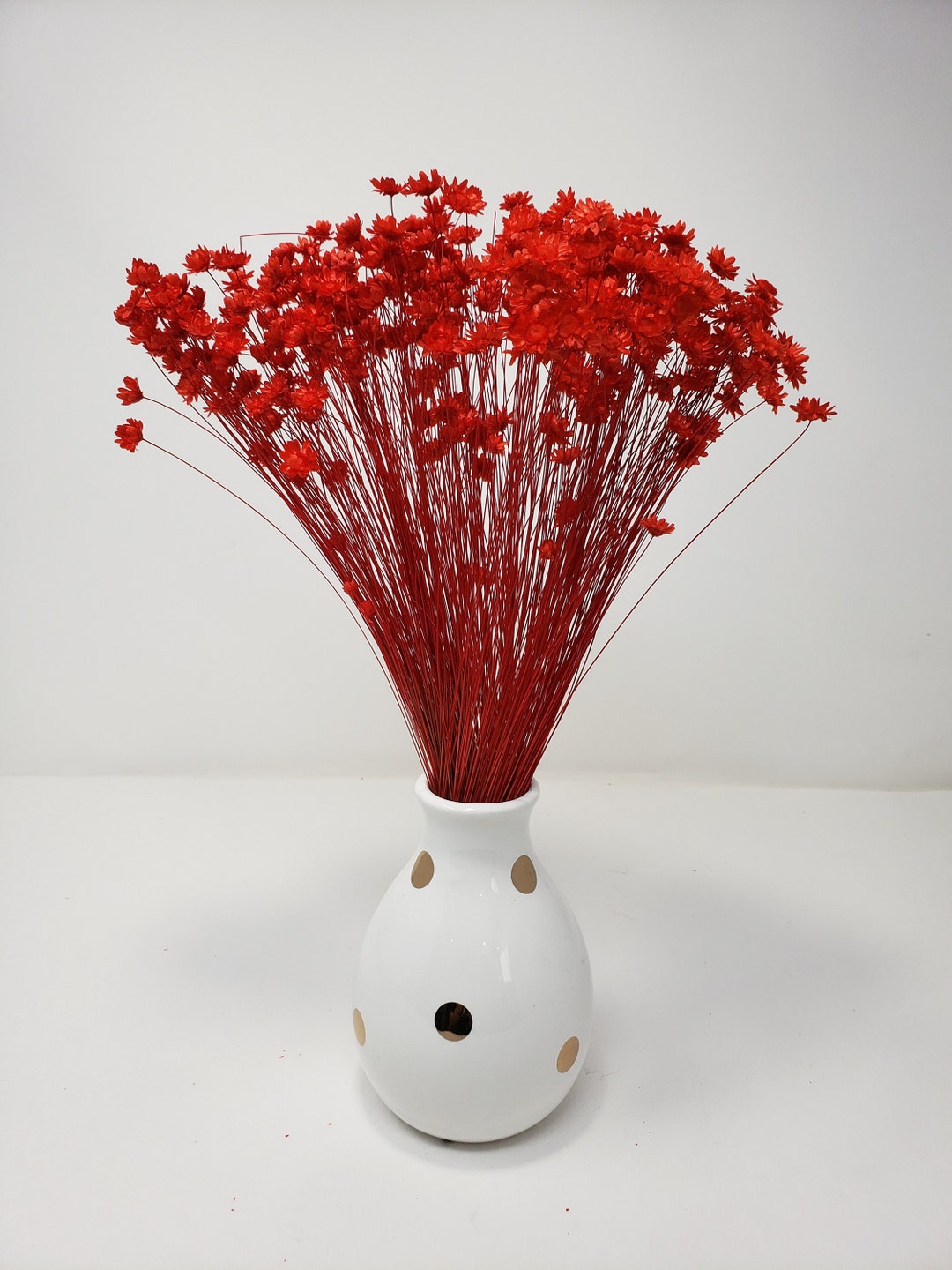 Bright Red / Starflower Blossom, Wedding Décor, DIY Home Décor, Dried ...