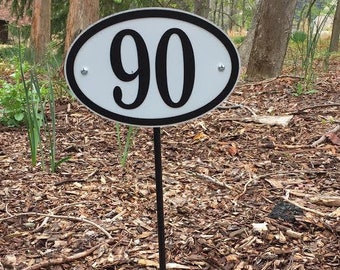House Number Stake - Etsy