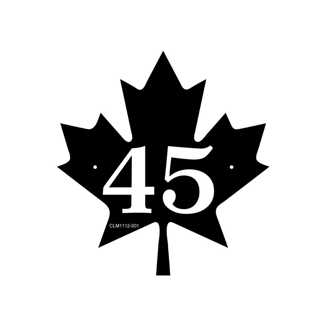 Personalized Maple Leaf Address Sign - Custom Address Plaque - House ...