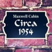 Historic House Name Sign - Circa, Built, Founded, Established Date ...