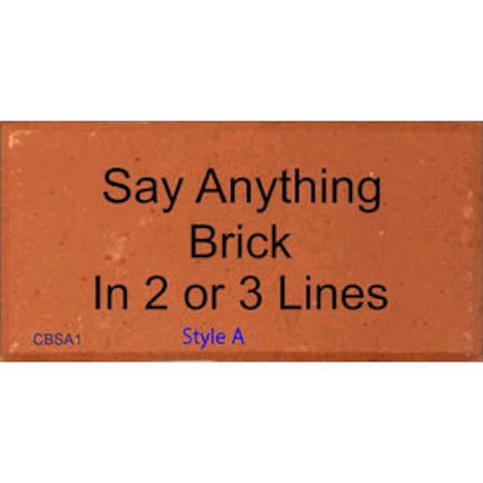 Engraved Brick With House Number or Custom Wording - House Address ...