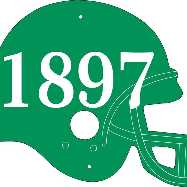 Football House Number Signs - Etsy