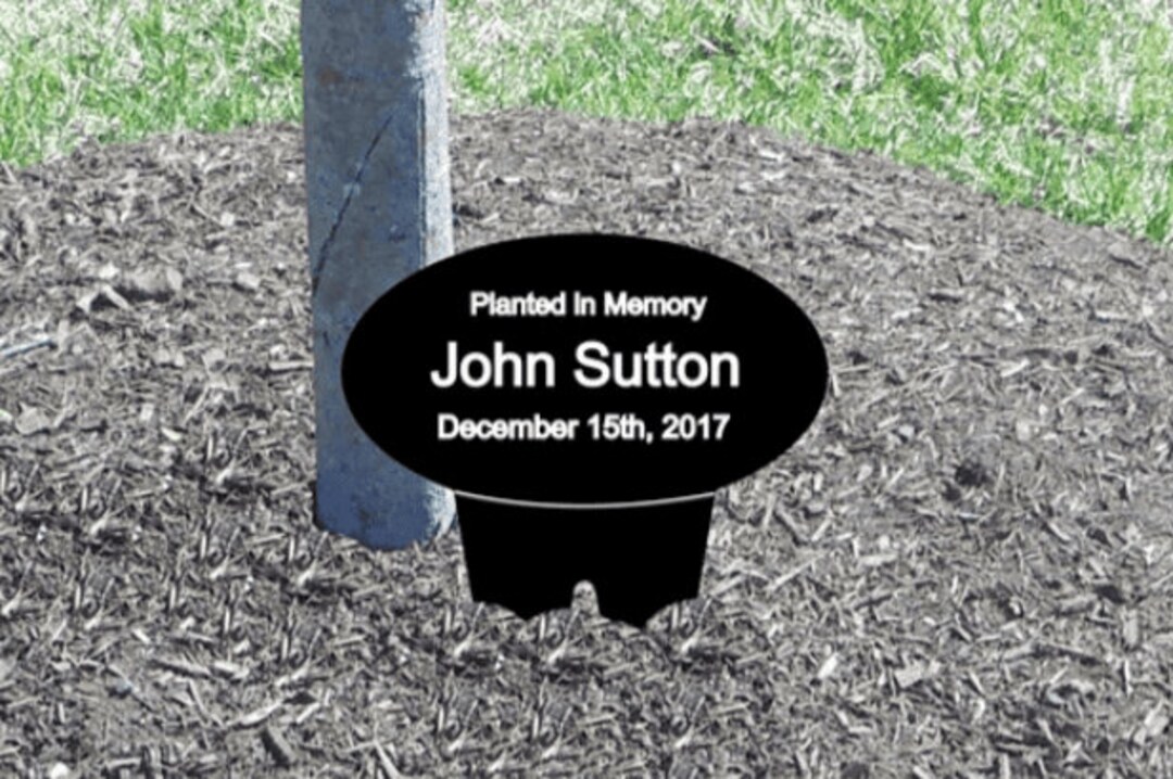 Tree Tag - Plant Identification Marker - Memorial, Dedication ...