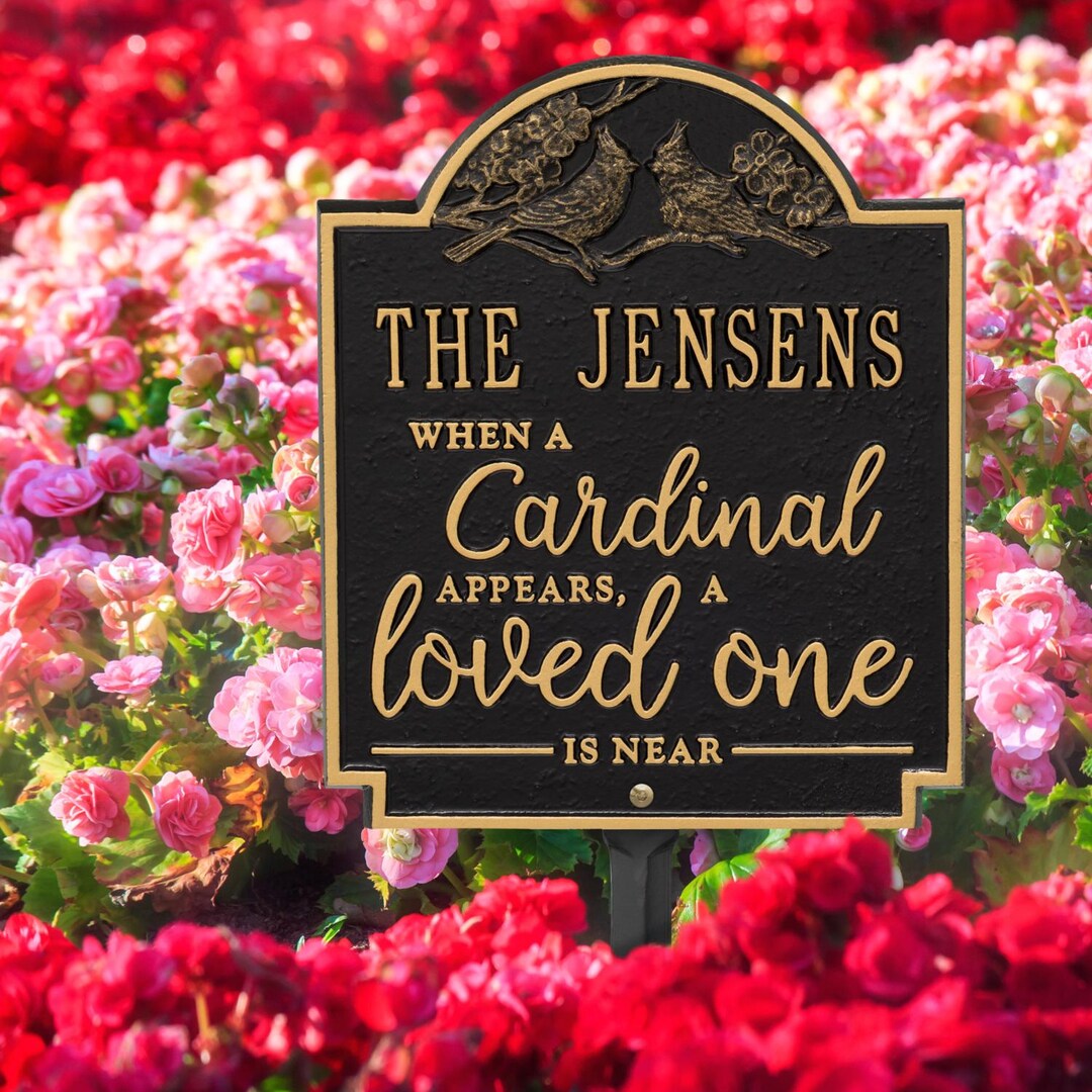 Personalized Garden Plaque - MADE IN USA Custom Lawn Sign - Comfort ...