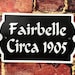 Historic House Name Sign - Circa, Built, Founded, Established Date ...