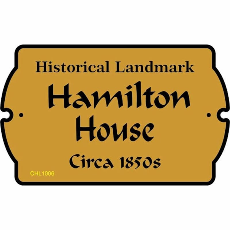Historic Home Plaque - Etsy