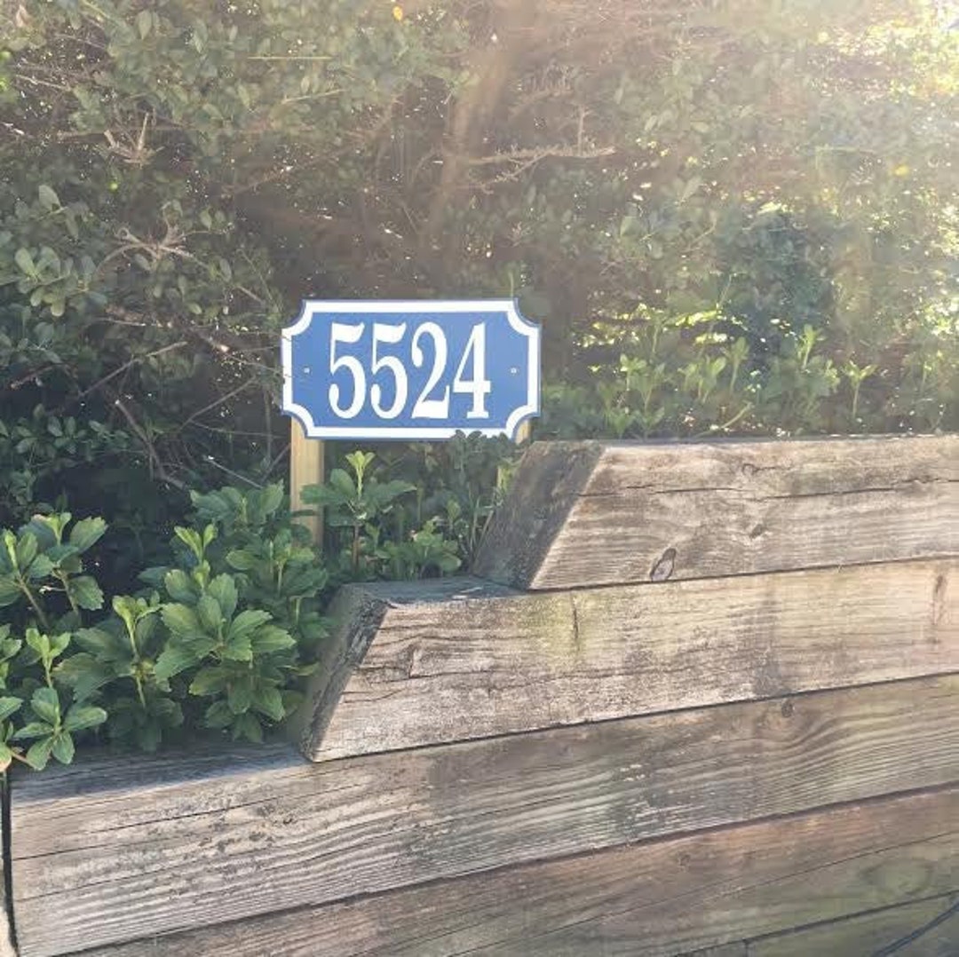 Personalized Acrylic Address Plaque – Custom House Number Sign - Etsy
