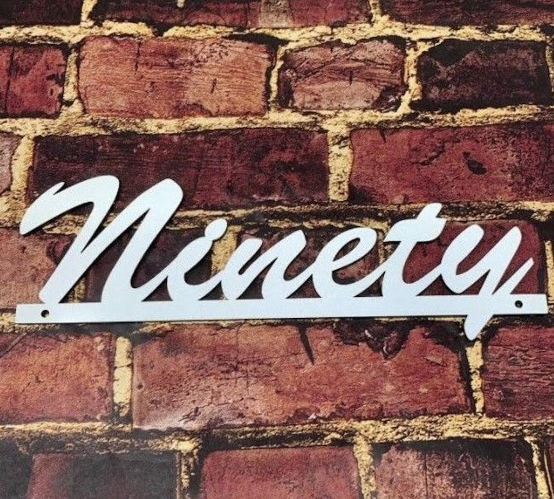 Cursive House Numbers - Spelled Out Script Letters House Address Sign ...