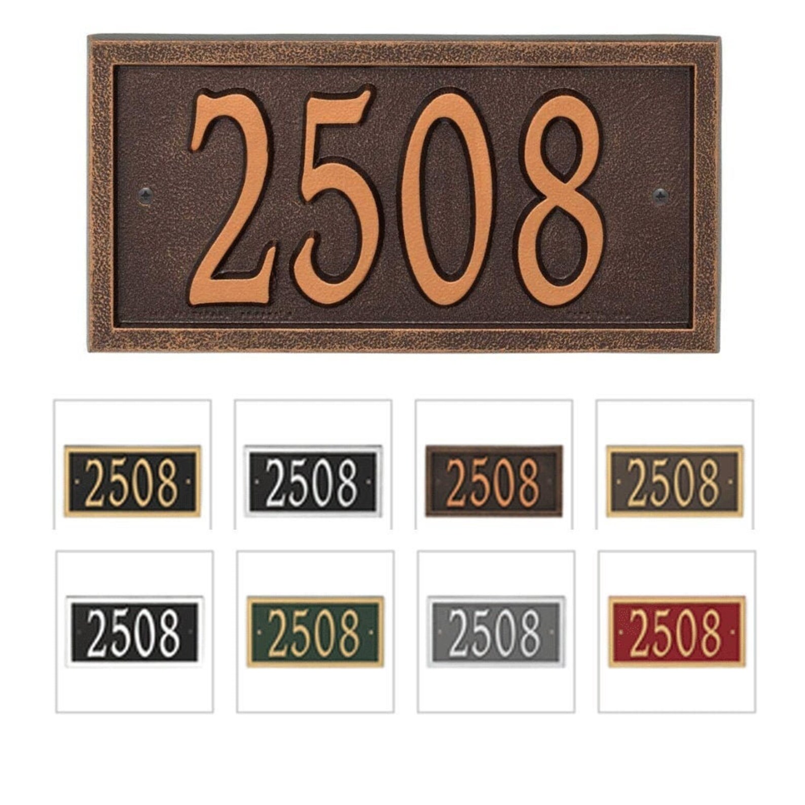 Personalized Address Plaque Custom Address Sign Cast - Etsy