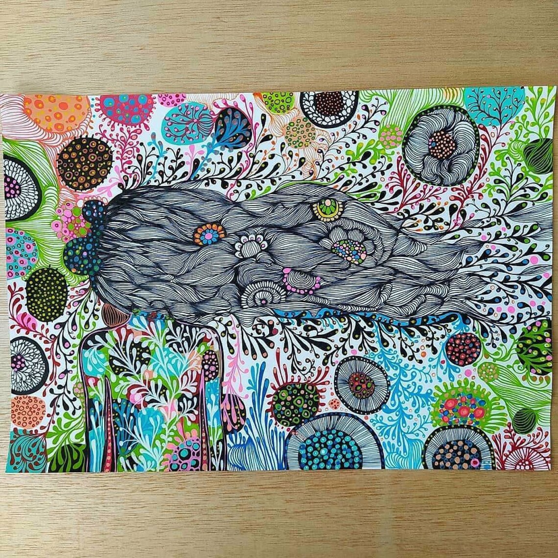 Original Work Made With Acrylic Markers and Fine Tip Entitled - Etsy