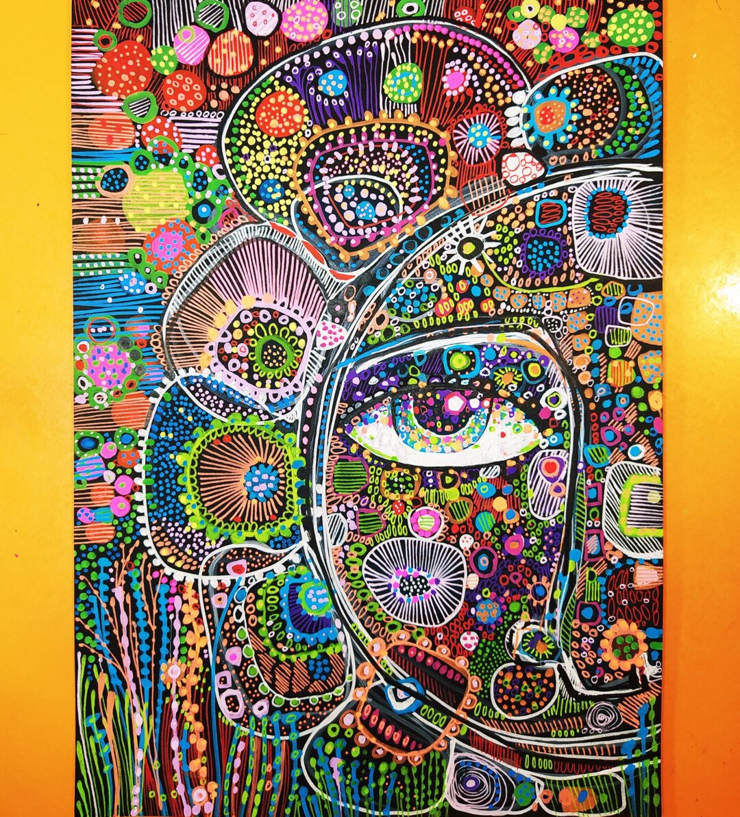 Original Drawing, Original Portrait, Original Painting, Handmade ...