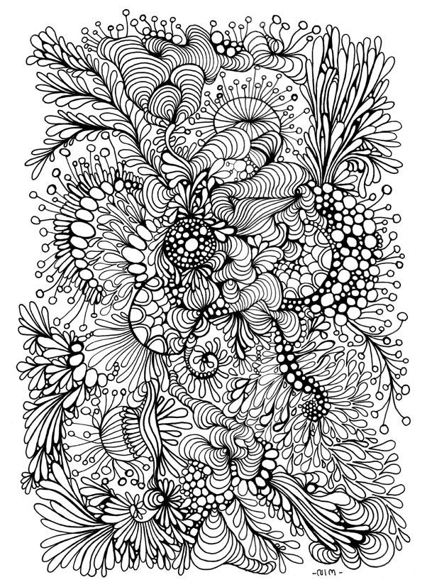 Pack of Three Coloring Illustrations 2. Printable. - Etsy