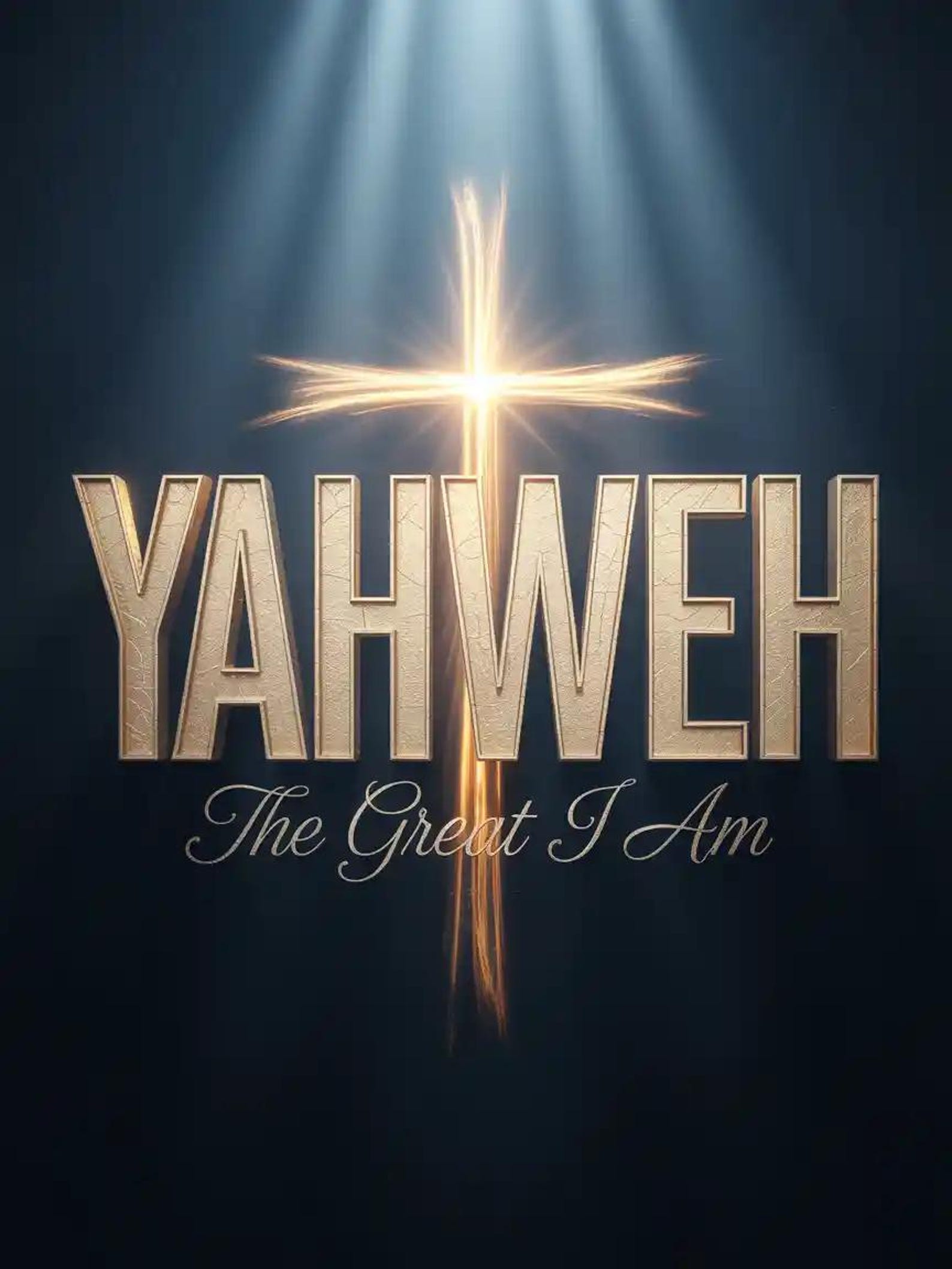 YAHWEH the Great I Am | Christian Wall Art | Religious Poster ...