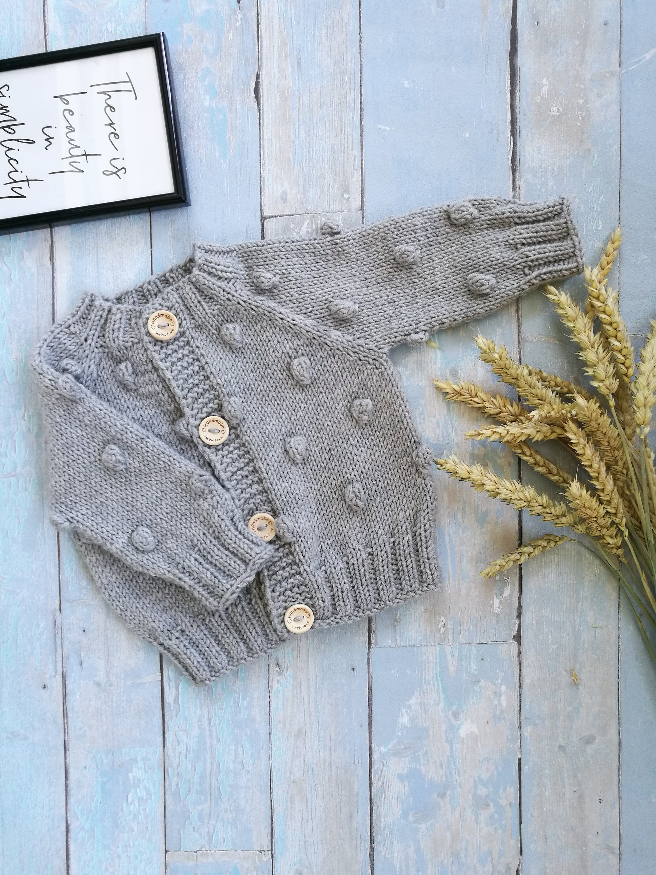 Knit sweater for baby handmaded baby clothes merino wool | Etsy