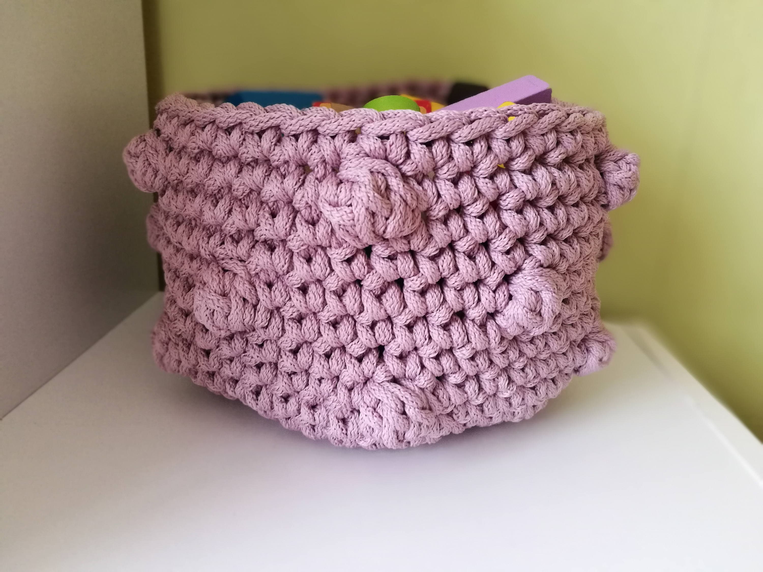 Storage for Toys, Kids Room Storage, Nursery Decor, Crochet Storage ...