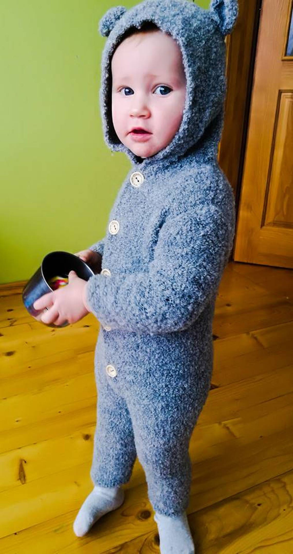 Knitted Baby Overall, Baby Jumpsuit, Knit Romper, Alpaca Jumpsuit ...