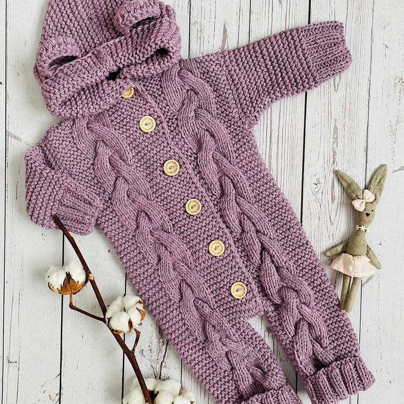 Knit Baby Romper - Etsy