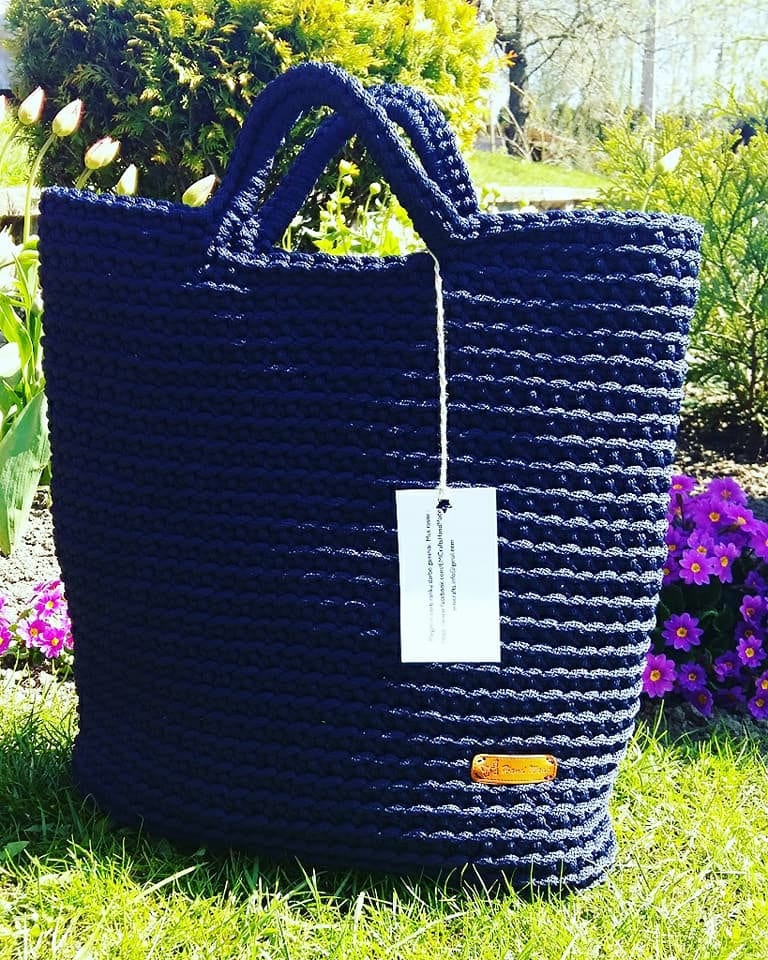 Crochet rope bag | Etsy