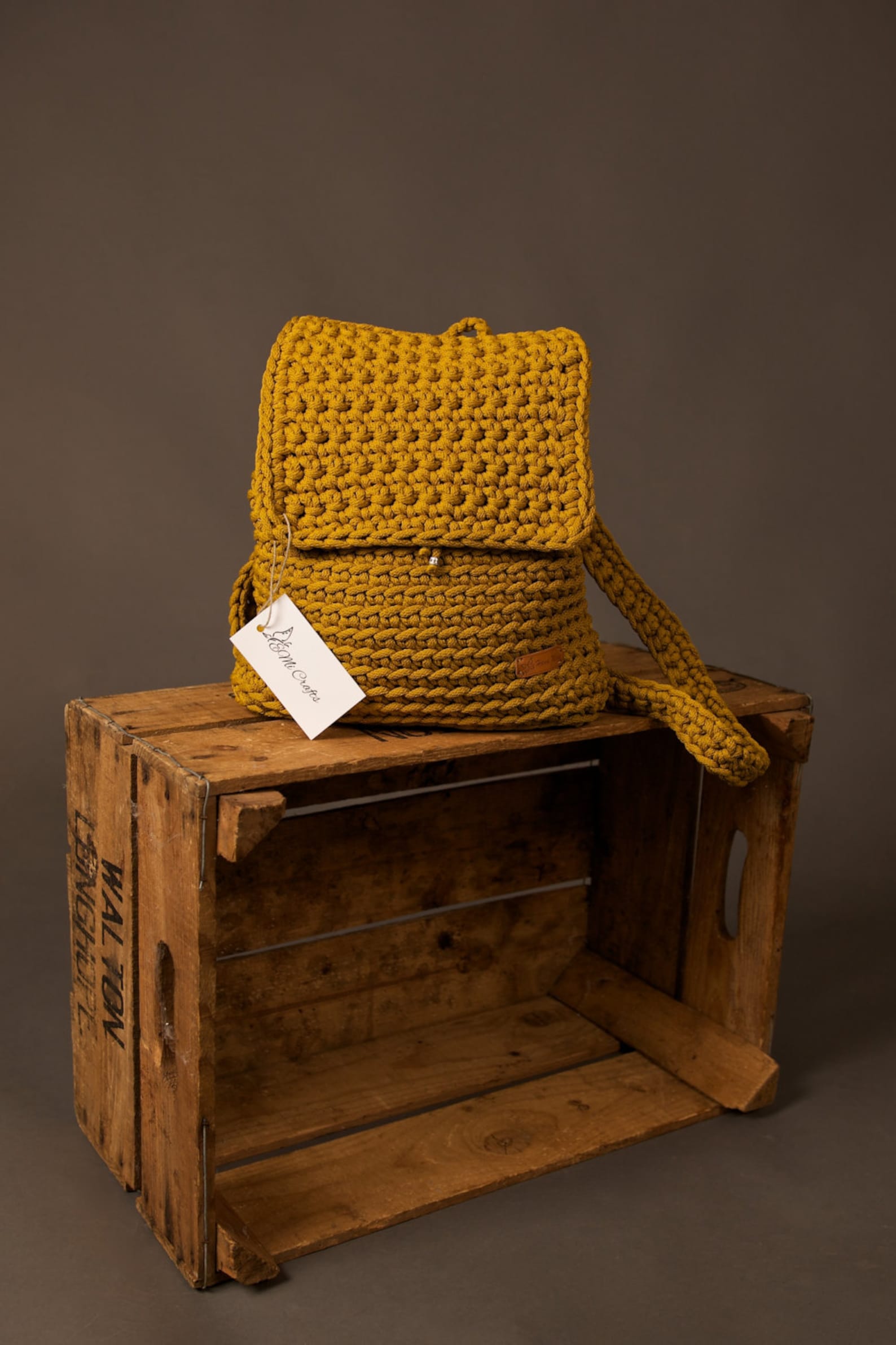 Crochet Backpack Crochet Rope Bag Handmade Backpack Womens - Etsy