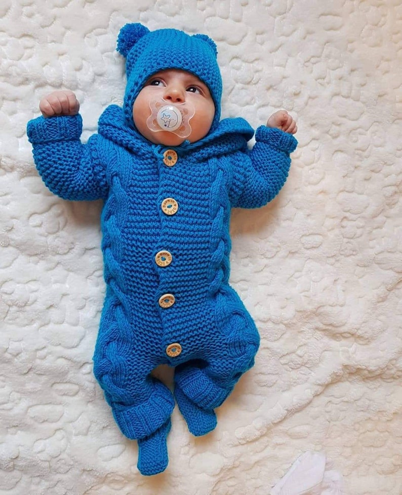 Knit Baby Romper Merino Wool Clothes Newborn Romper Knit | Etsy