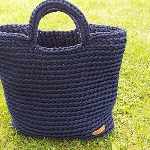 Crochet Rope Bag, Handmade Rope Bag, Casual Bag, Cord Bag, Woven ...