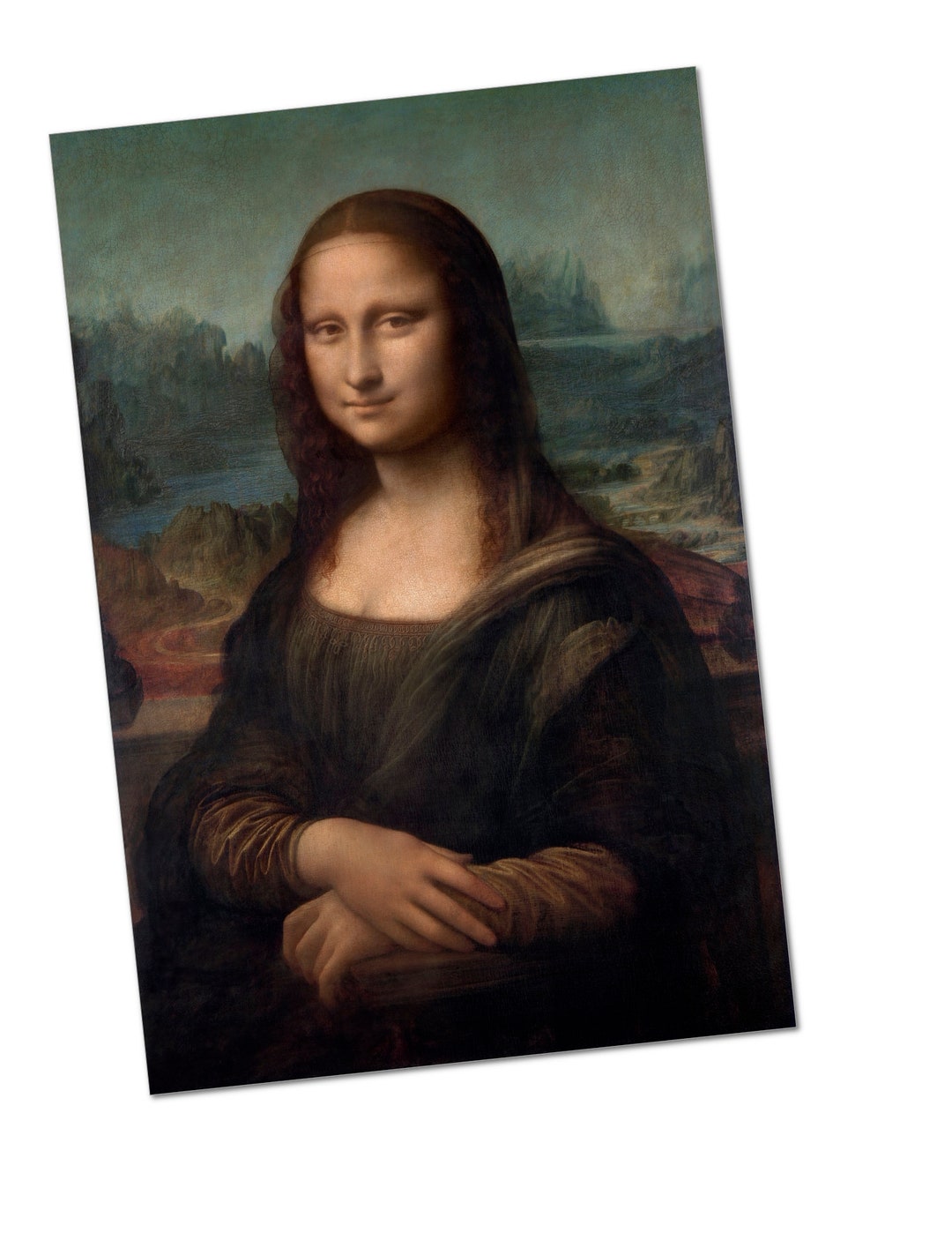 Leonardo Da Vinci's Portrait of Mona Lisa Del Giocondo Poster Print - Etsy
