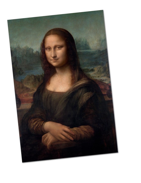 Leonardo Da Vinci's Portrait of Mona Lisa Del Giocondo | Etsy