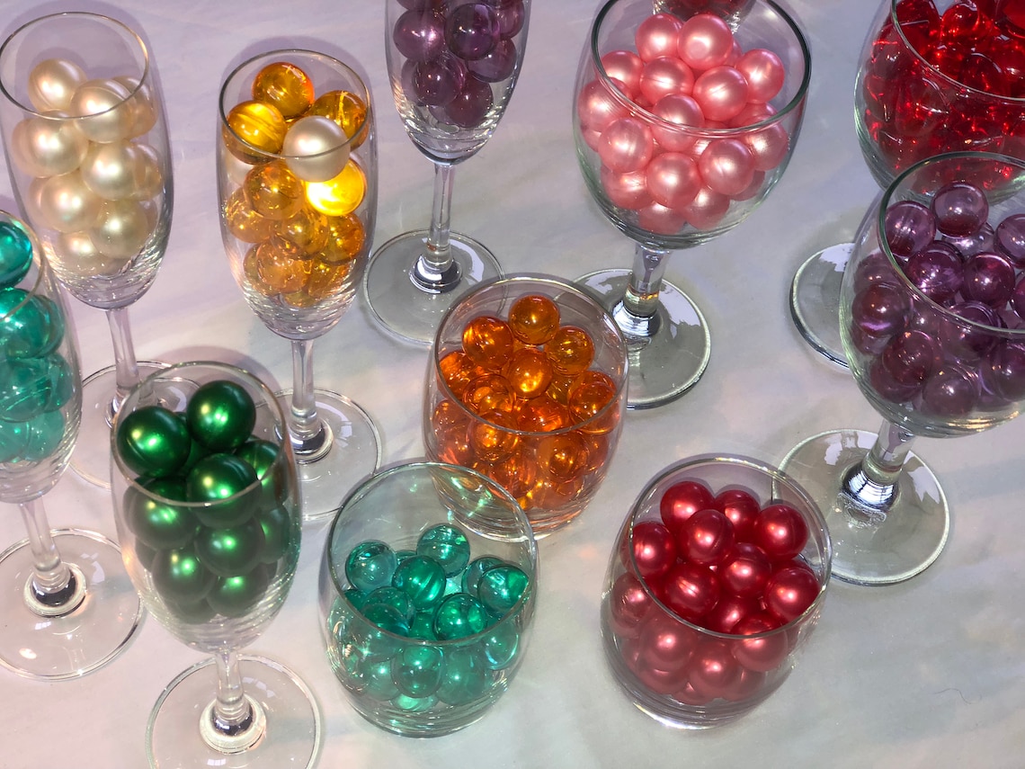 Mixed Colours 3.9g Bath Oil Beads Floral Fragrance Bath Pearls X 100 - Etsy