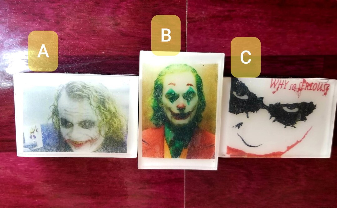 Joker Bar Soap, Batman Bar Soap - Etsy