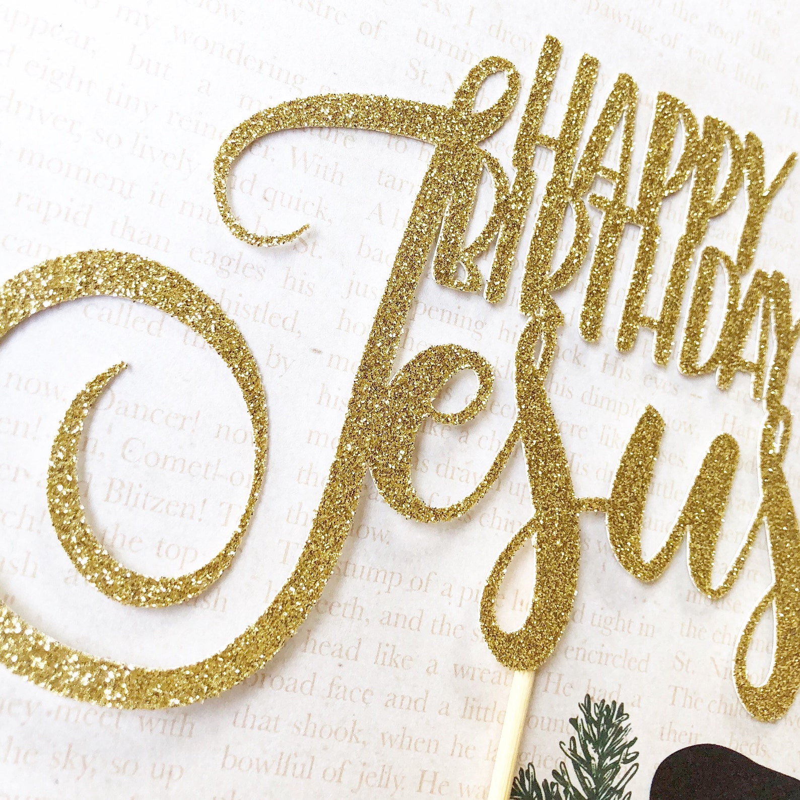 Happy Birthday Jesus Cake Topper Jesus Birthday Cake - Etsy