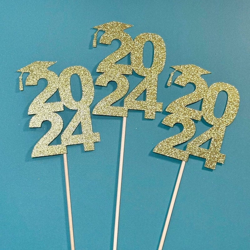 Graduation Centerpiece Sticks Etsy