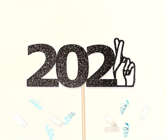 2021 Cake Topper Happy New Year New Years Eve Party | Etsy