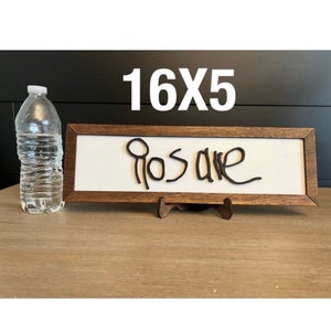 Custom Heart Frame Created by Loved Ones Handwriting or Scribbles ...