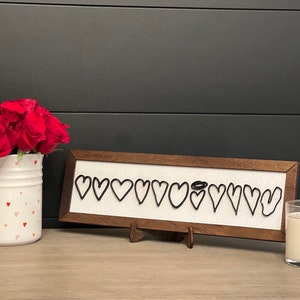 Custom Heart Frame Created by Loved Ones Handwriting or Scribbles ...