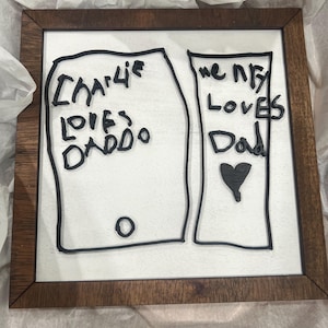 Children’s Drawing or Artwork Into Memorable Keepsake With Our Custom ...