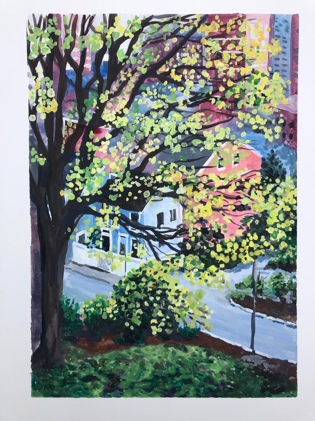 Scenic Overlook Painting , Prospect Park, Providence Rhode Island, View ...
