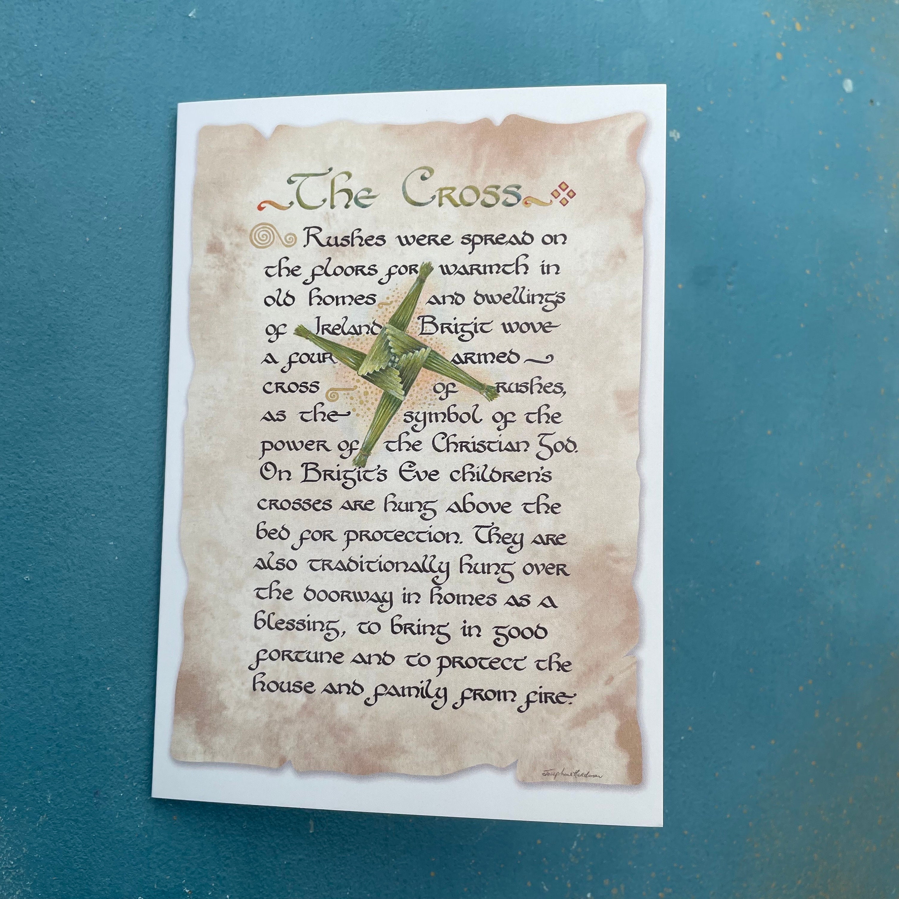 Special St. Brigid’s Day Edition for Brigid 1500 #2, Greeting Card Five ...