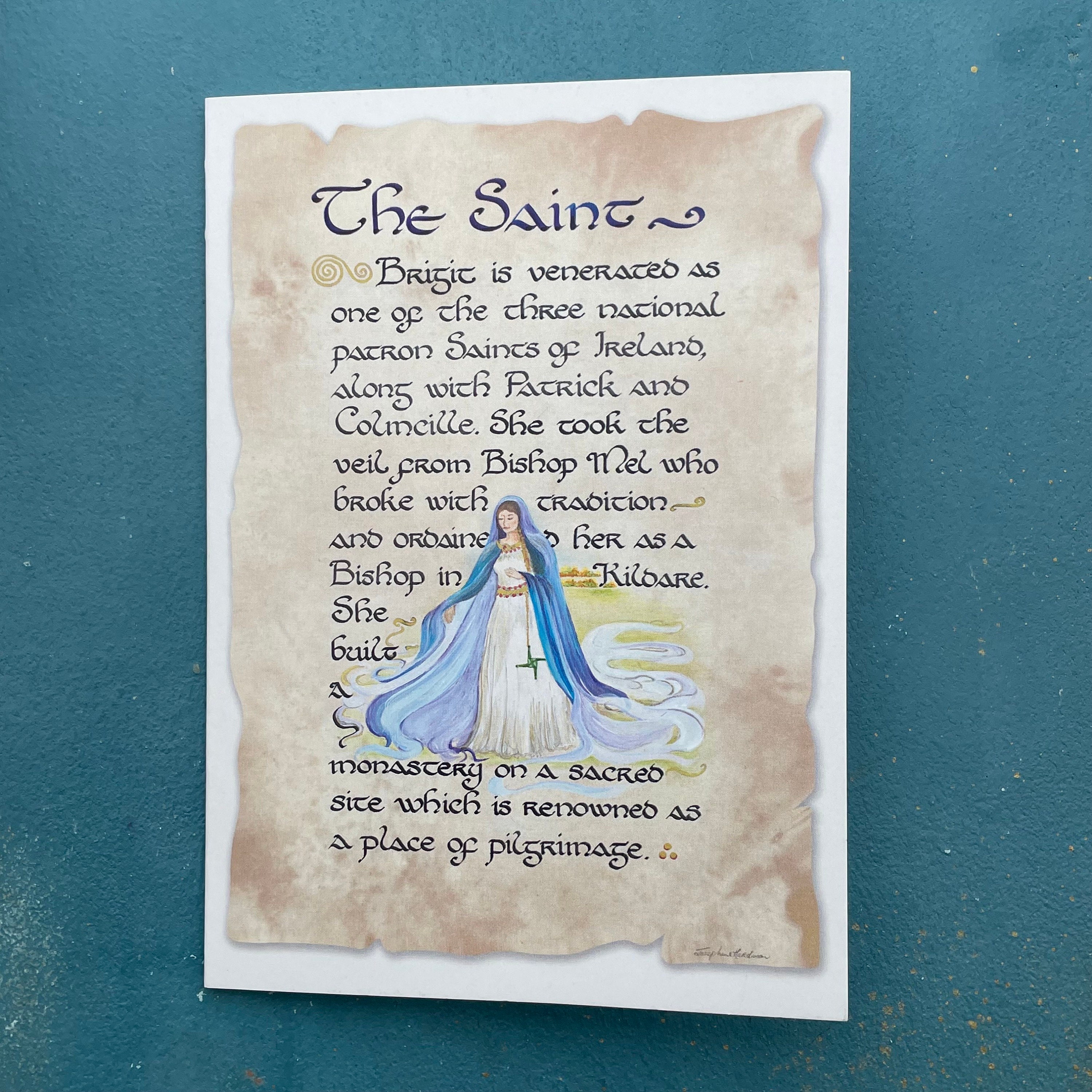 Special St. Brigid’s Day Edition for Brigid 1500, Greeting Card Five ...