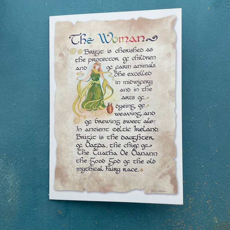 Special St. Brigids Day Edition for Brigid 1500, Greeting Card Five ...