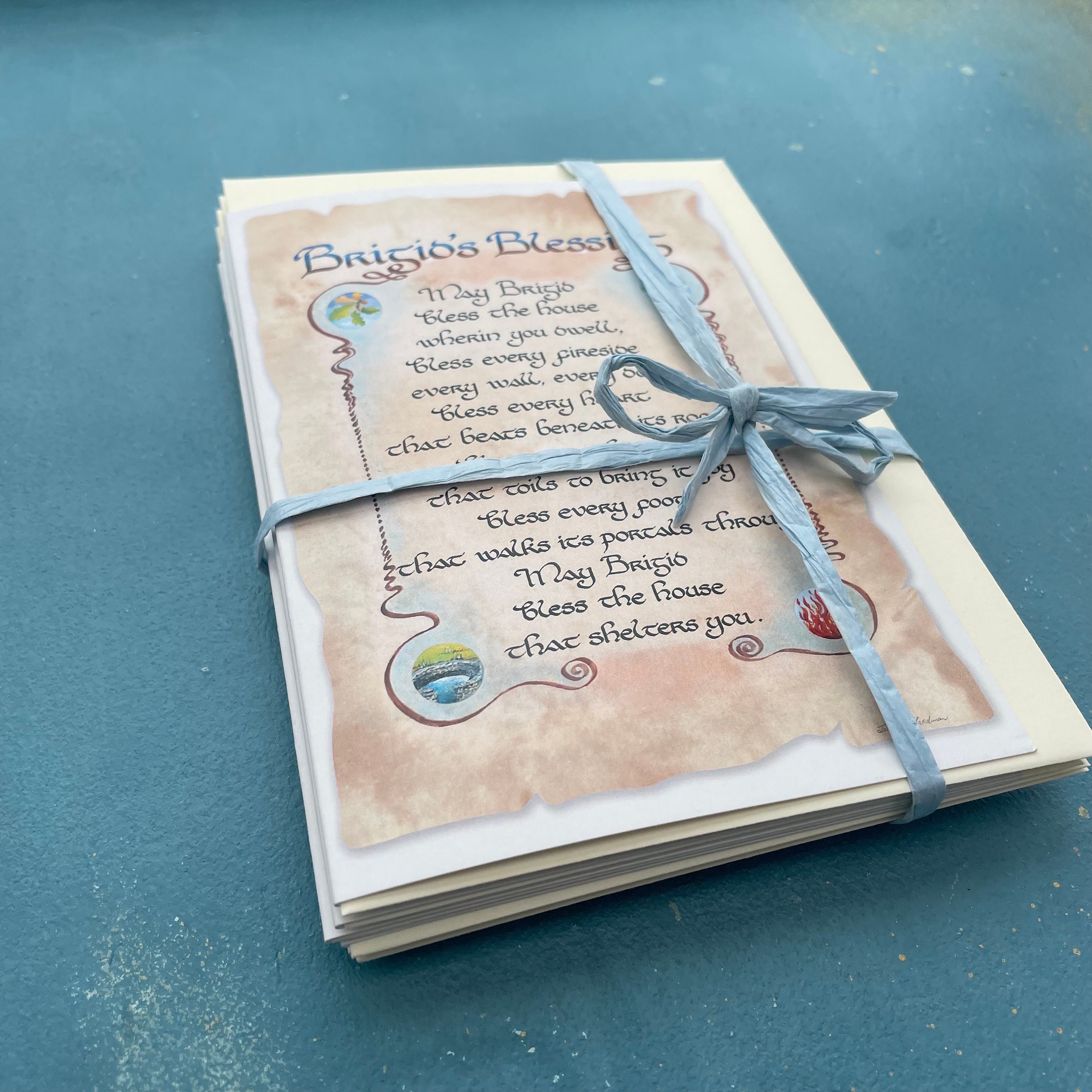 Special St. Brigid’s Day Edition for Brigid 1500, Greeting Card Five ...