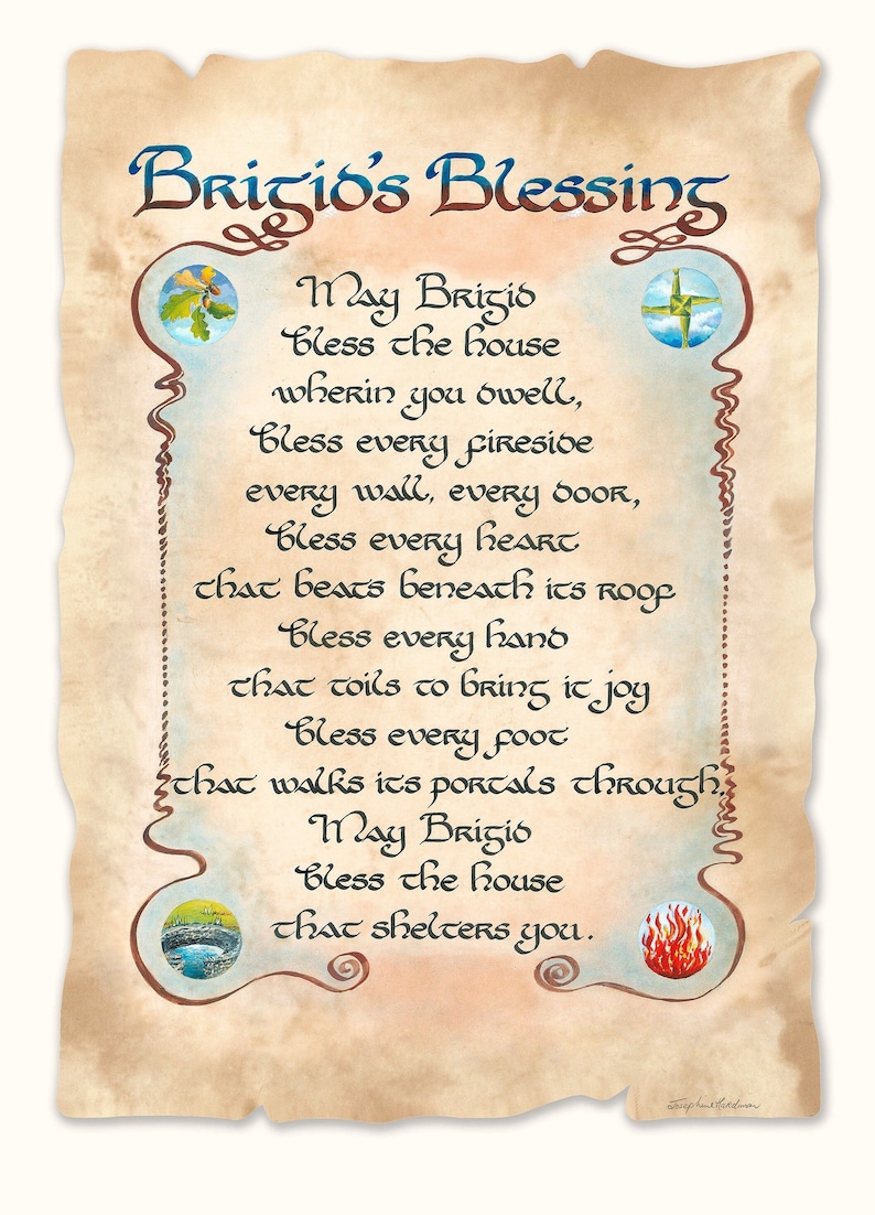 Saint Brigid’s Day Best Seller - Brigid's Blessing (the Book of Kildare ...