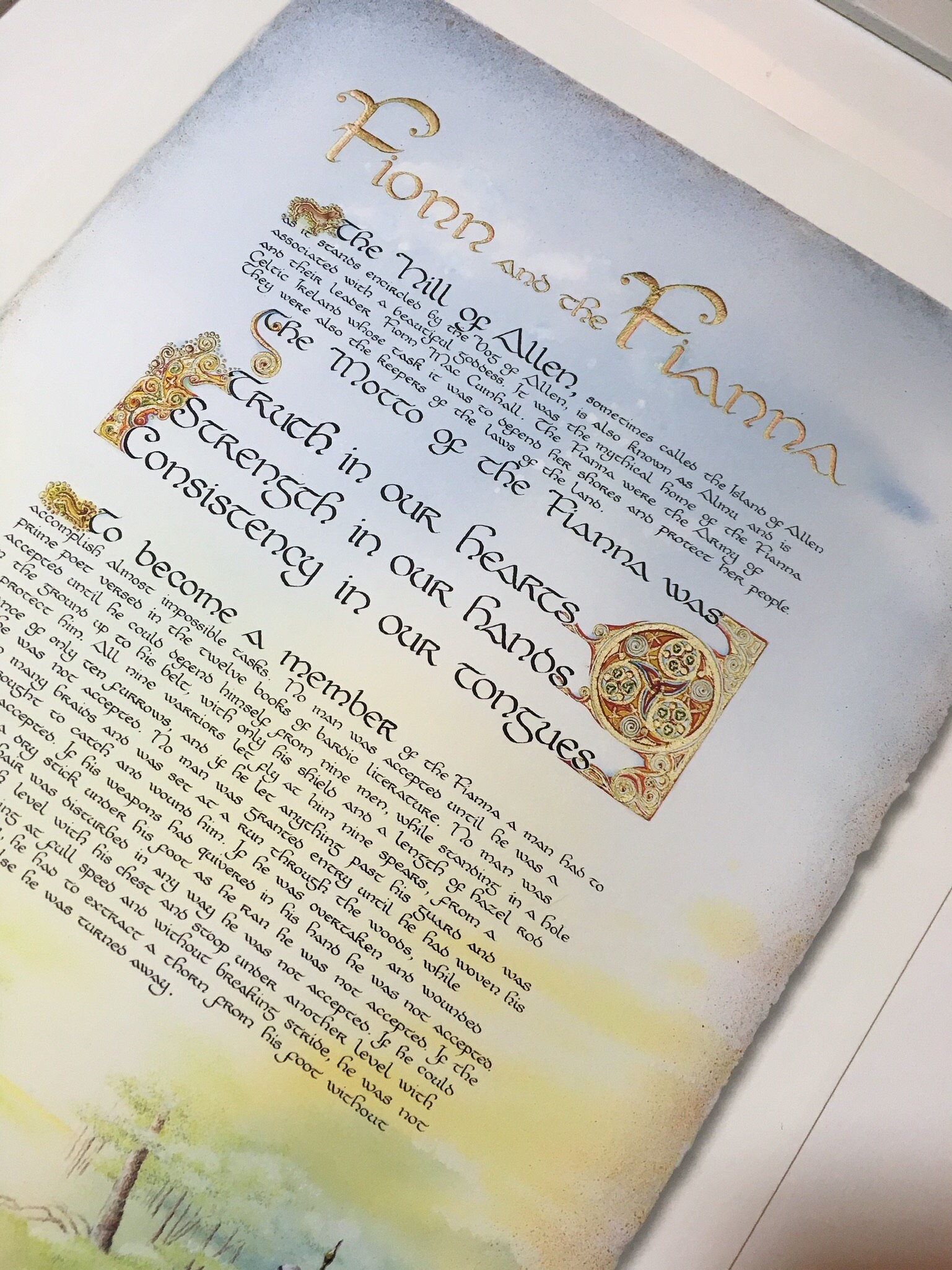 Irish Mythology Art: the Story of Fionn and the Fianna Limited Edition ...