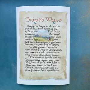Brigid’s Way Celtic Art and Calligraphy Print: the Book of Kildare - Etsy
