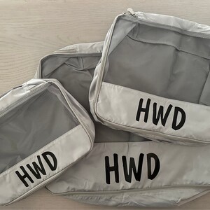Personalized Packing Cubes (set of 3) - Etsy