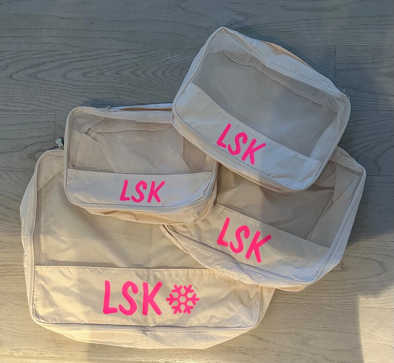Personalized Packing Cubes • Custom Travel Organizers • Monogram ...