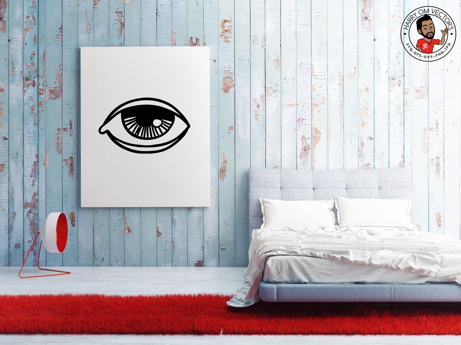Eye Vector, SVG DXF for Silhouette Cameo or Cricut, Esoteric Eye ...