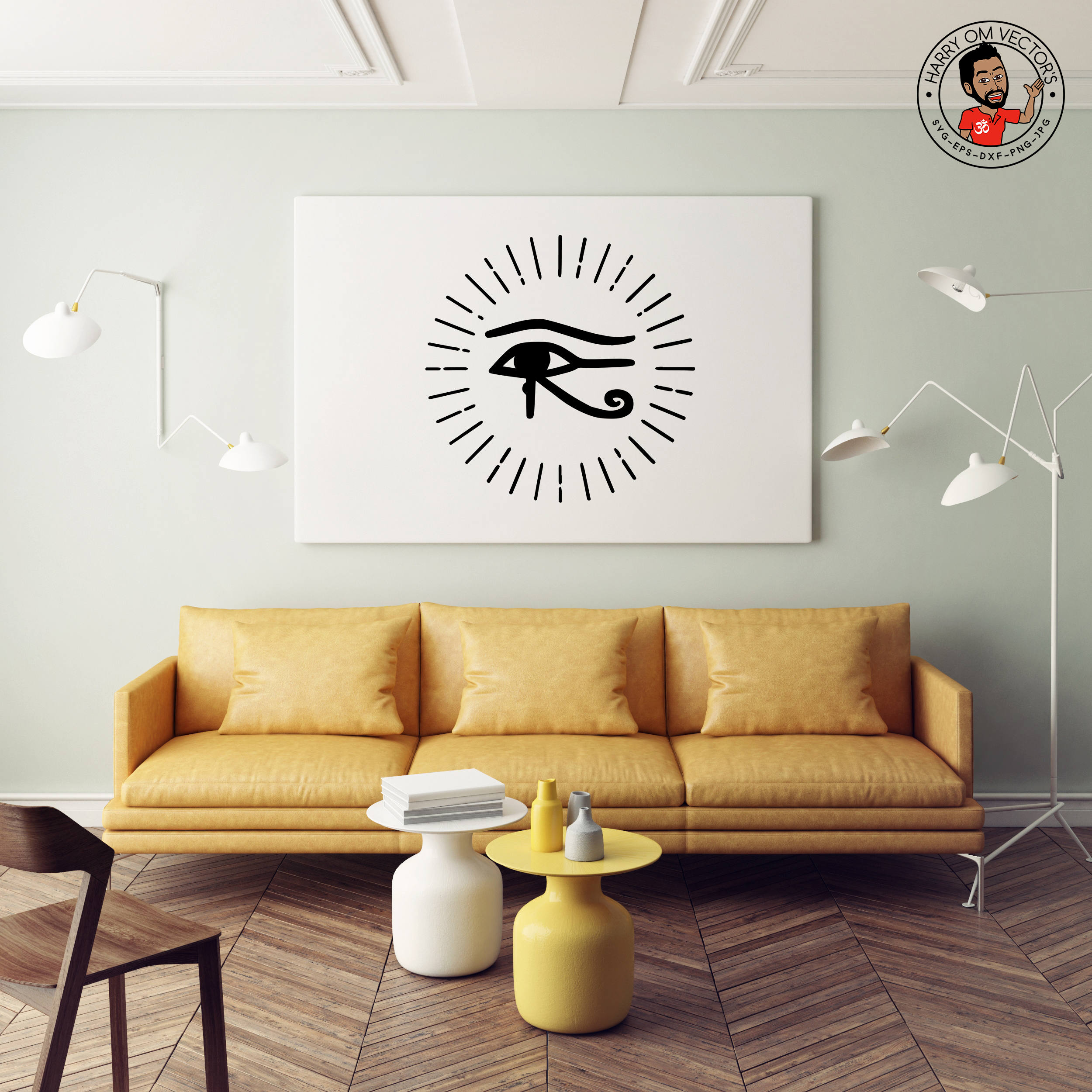 Eye Vector, SVG DXF for Silhouette Cameo or Cricut, Esoteric Eye ...