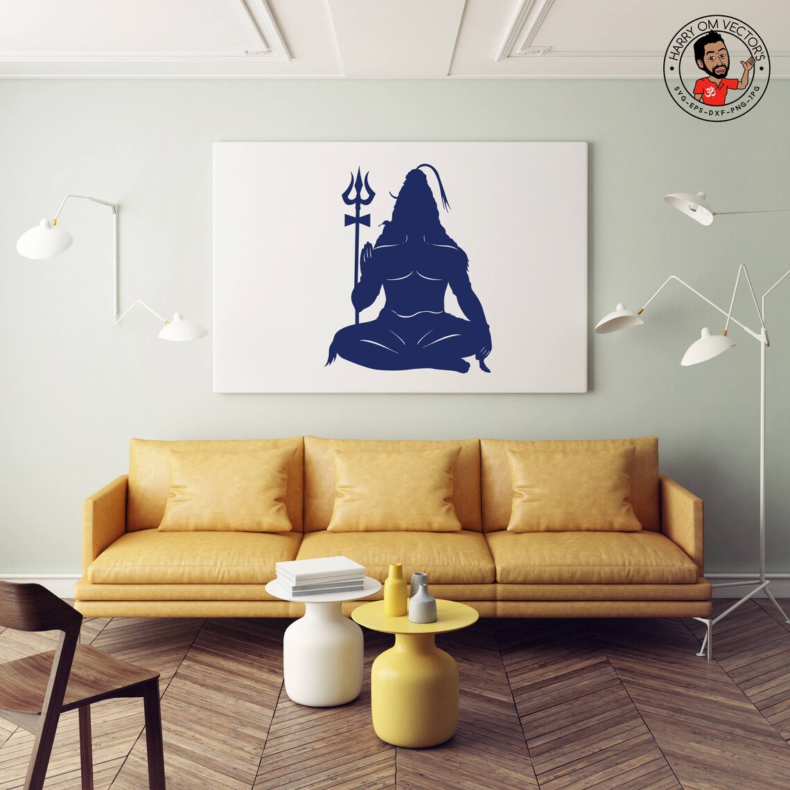 Lord Shiva Vector, SVG DXF for Silhouette Cameo or Cricut, Dancing ...