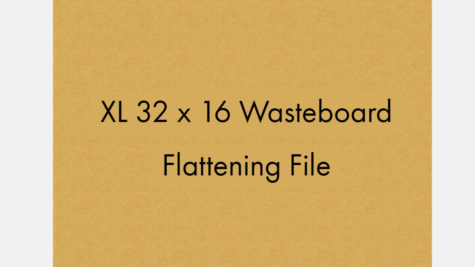 CNC Wasteboard Flattening File Xl 32x16. Flatten Your - Etsy